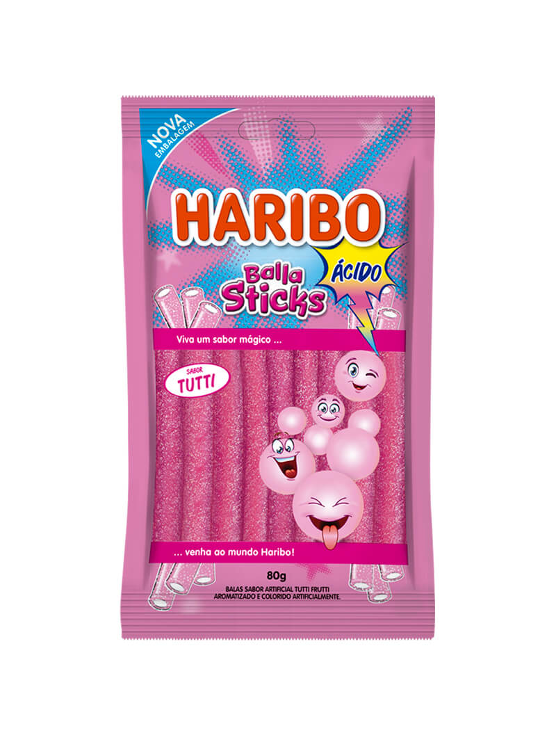 HARIBO BALLA 80GR STICKS ACIDO TUTTI - Entre Ijuis | Distribuidora de ...